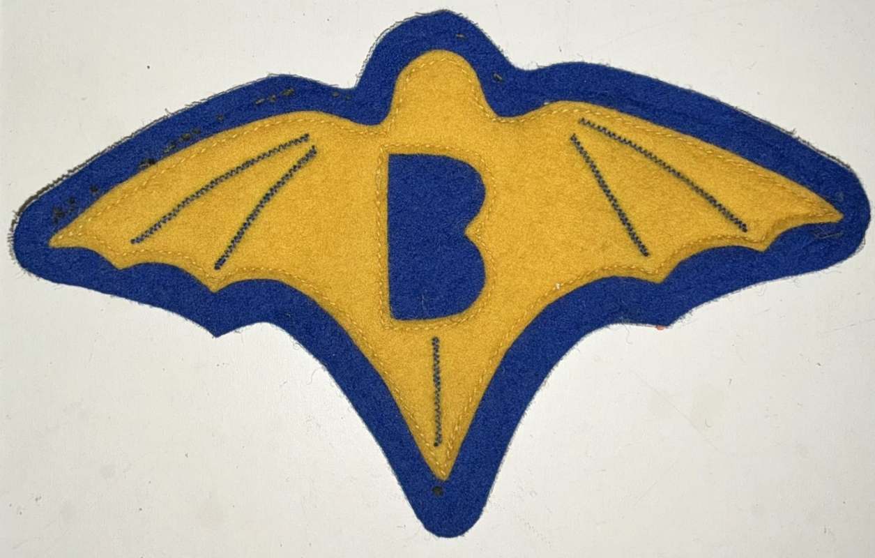 "B" Bat-Shaped Patch - CAN YOU IDENTIFY THIS PATCH? - U.S. Militaria Forum