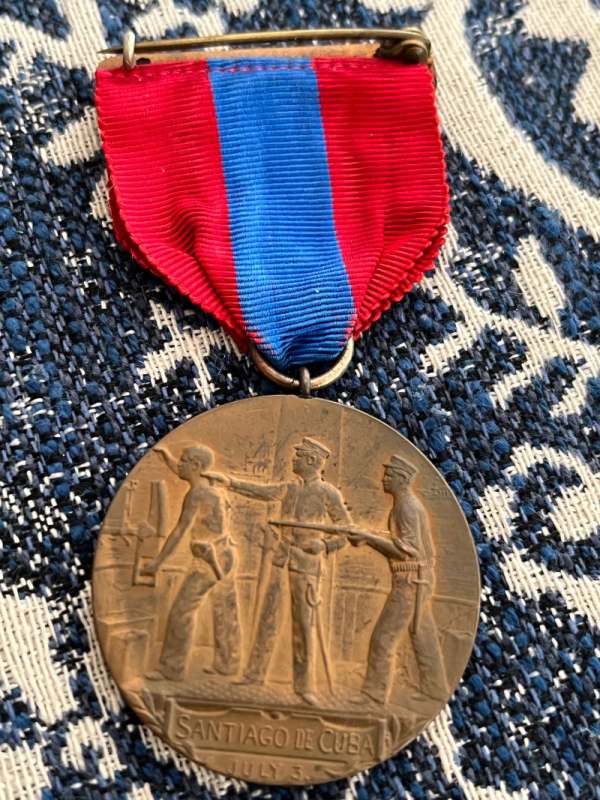 Sampson medal to USS Harvard - (1898-1916) SPANISH AMERICAN WAR, BOXER ...