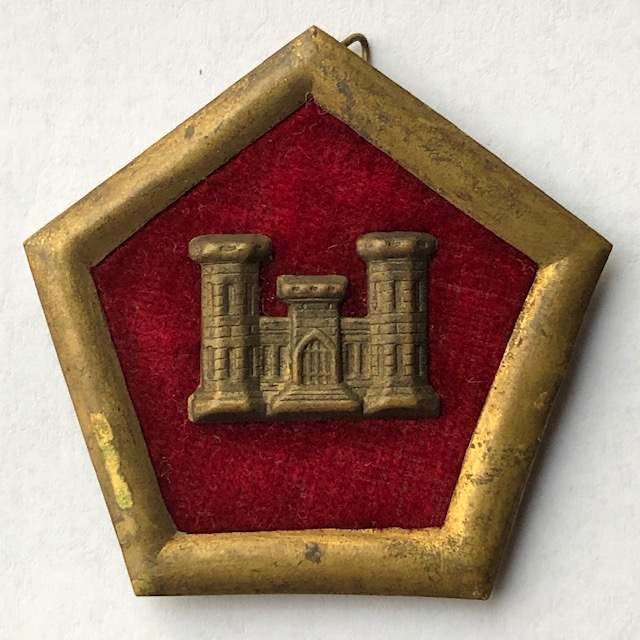 Engineer Corps Badge - (1898-1916) SPANISH AMERICAN WAR, BOXER ...