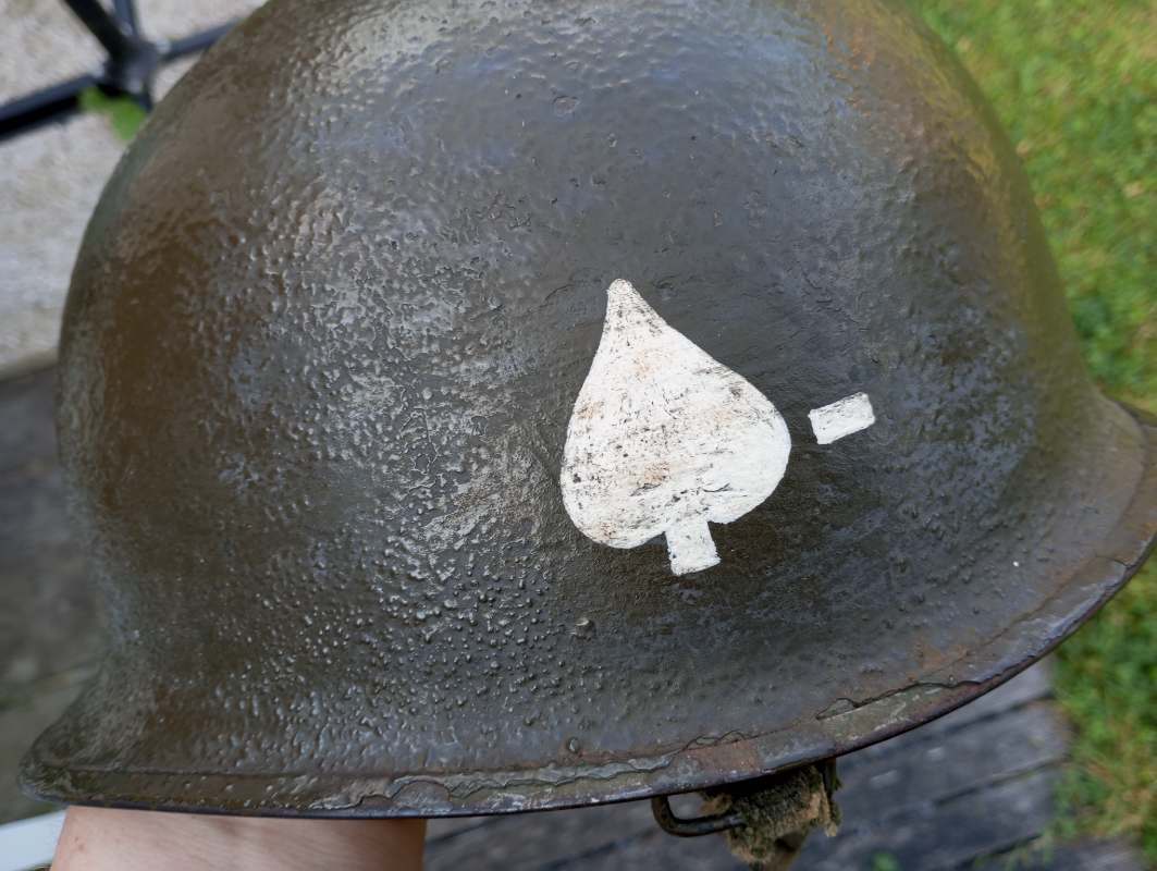 101st AIRBORNE HELMET POST WAR - M-1; M-1C & M-2 HELMETS - U.S ...