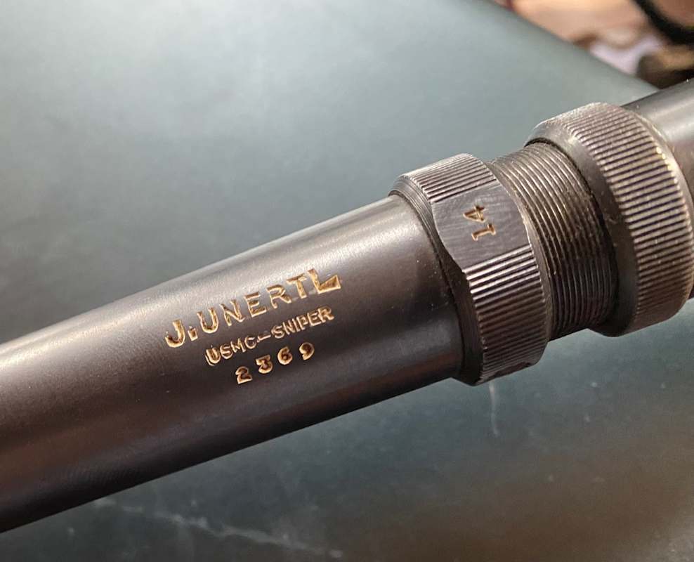 Unertl USMC Sniper Scope - RIFLES - U.S. Militaria Forum