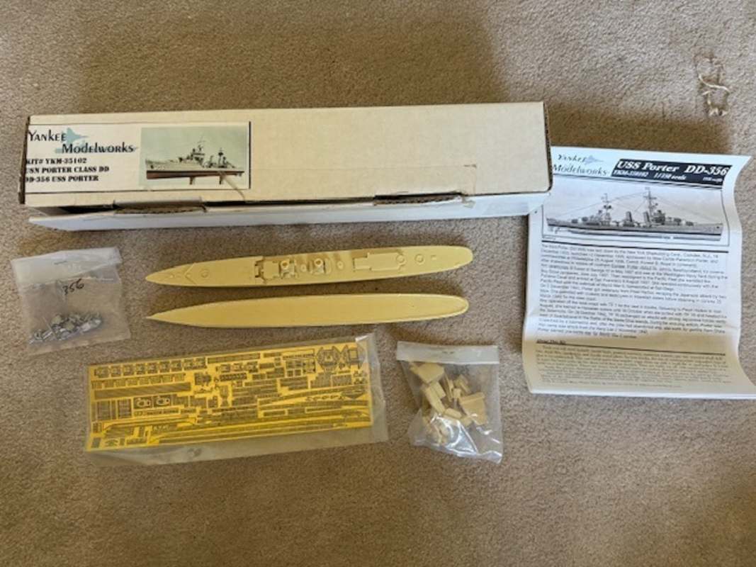 Yankee Modelworks 1:350 destroyer leader USS Winslow (DD-359) (Porter ...