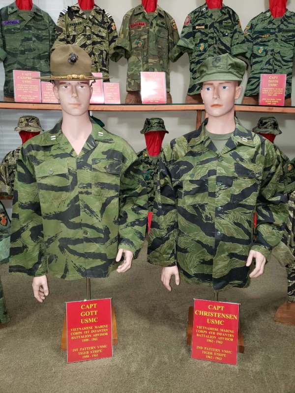 1954-1975 US MARINE VNMC ADVISOR TIGER STRIPE UNIFORM PATTERNS AND ...