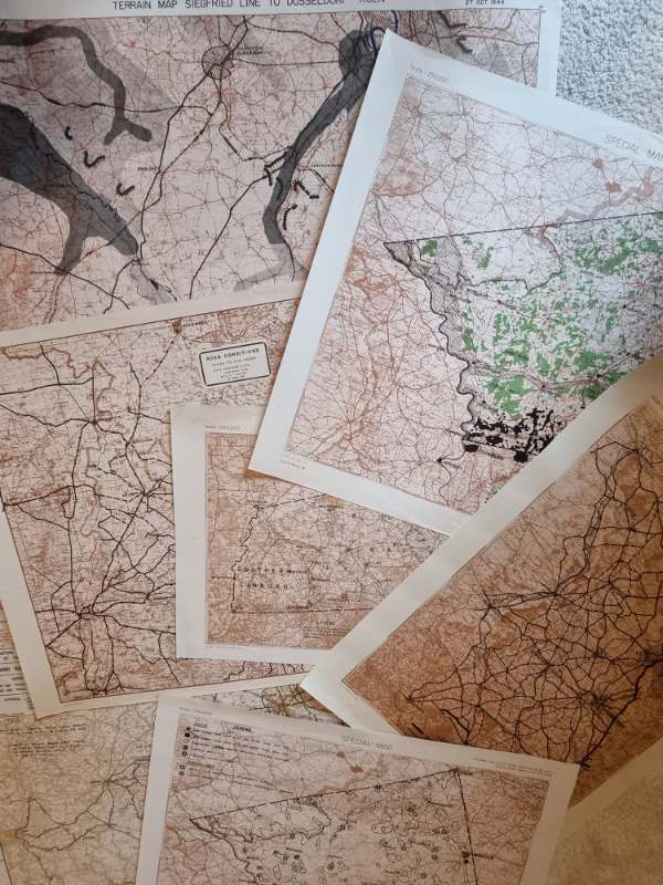 More US special maps, NW Europe, late 1944 and early 1945 - EPHEMERA ...