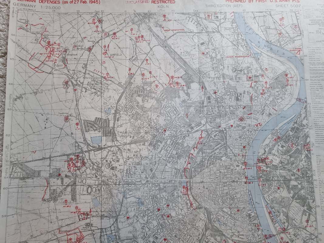 Koln 1945 map and newspapers - EPHEMERA, PHOTOGRAPHS & MILITARY ARTWORK ...