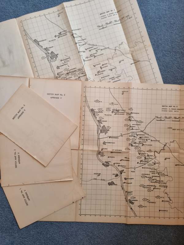 Remagen maps and other items - EPHEMERA, PHOTOGRAPHS & MILITARY ARTWORK ...