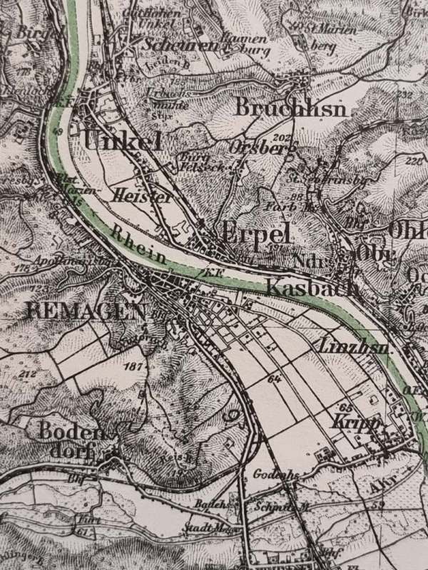 Remagen maps and other items - EPHEMERA, PHOTOGRAPHS & MILITARY ARTWORK ...