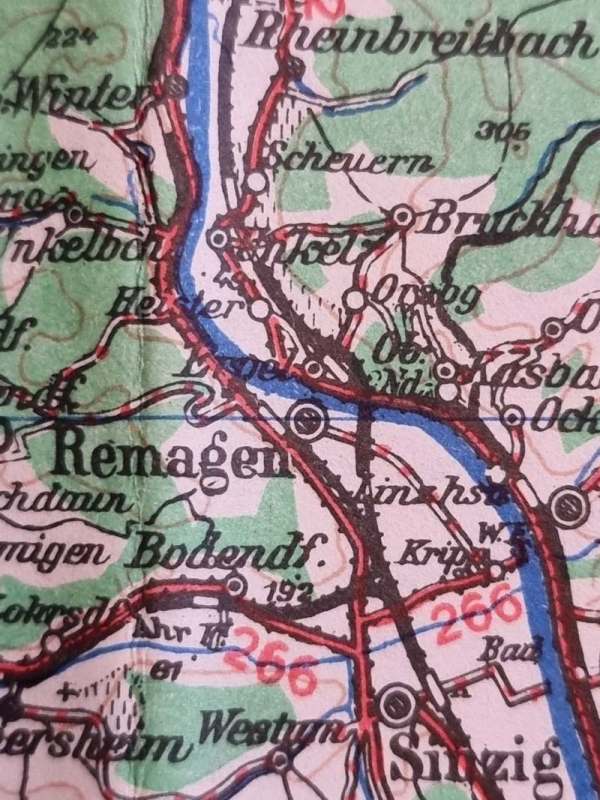 Remagen maps and other items - EPHEMERA, PHOTOGRAPHS & MILITARY ARTWORK ...