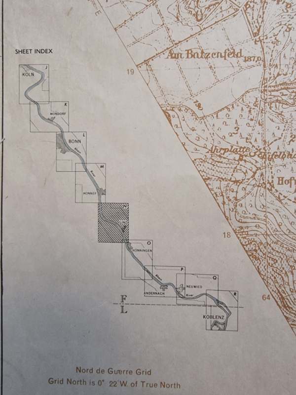 Remagen maps and other items - EPHEMERA, PHOTOGRAPHS & MILITARY ARTWORK ...