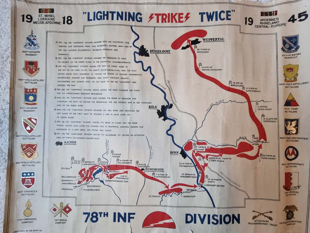 Remagen maps and other items - EPHEMERA, PHOTOGRAPHS & MILITARY ARTWORK ...