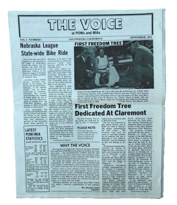 POW/MIA VIVA items Vietnam war 1972 - HOMEFRONT & THE WAR EFFORT - U.S ...