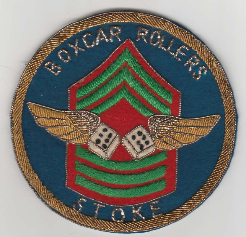 Unknown 'Boxcar Rollers' bullion patch - CAN YOU IDENTIFY THIS PATCH ...