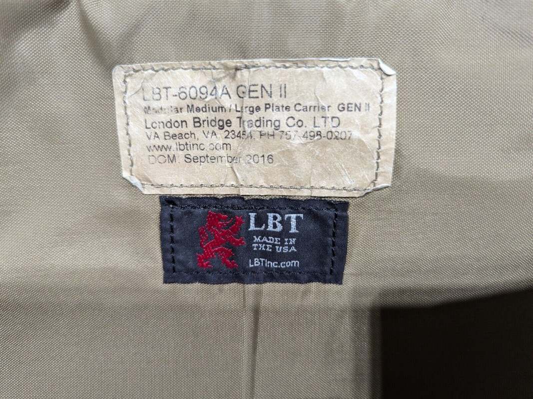 LBT 6094 Gen 2 in AOR1 Date? - FIELD & PERSONAL GEAR SECTION - U.S ...