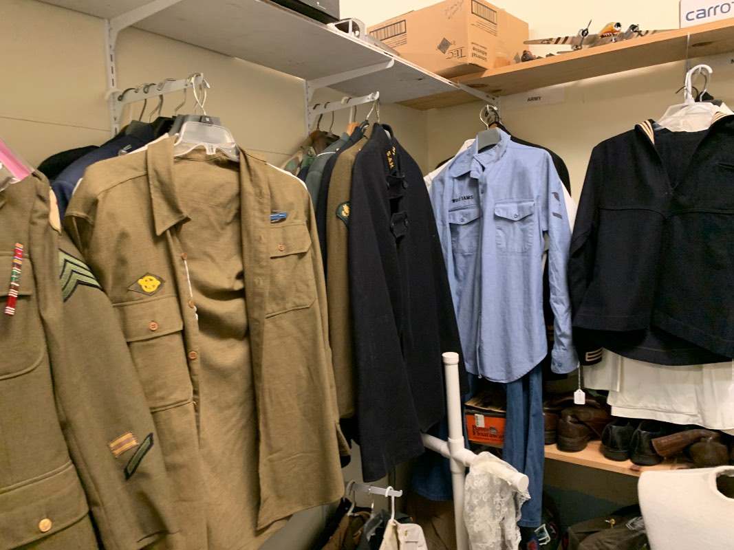 Various uniforms tucked away at museum - UNIFORMS - U.S. Militaria Forum