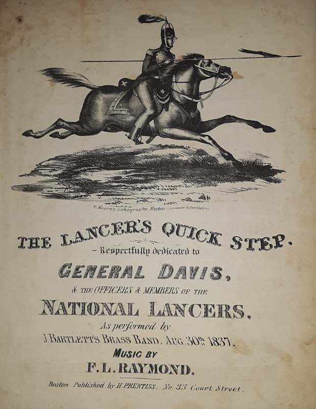 Boston National Lancers Czapka - (1776-1860) AMERICAN REVOLUTION, WAR ...