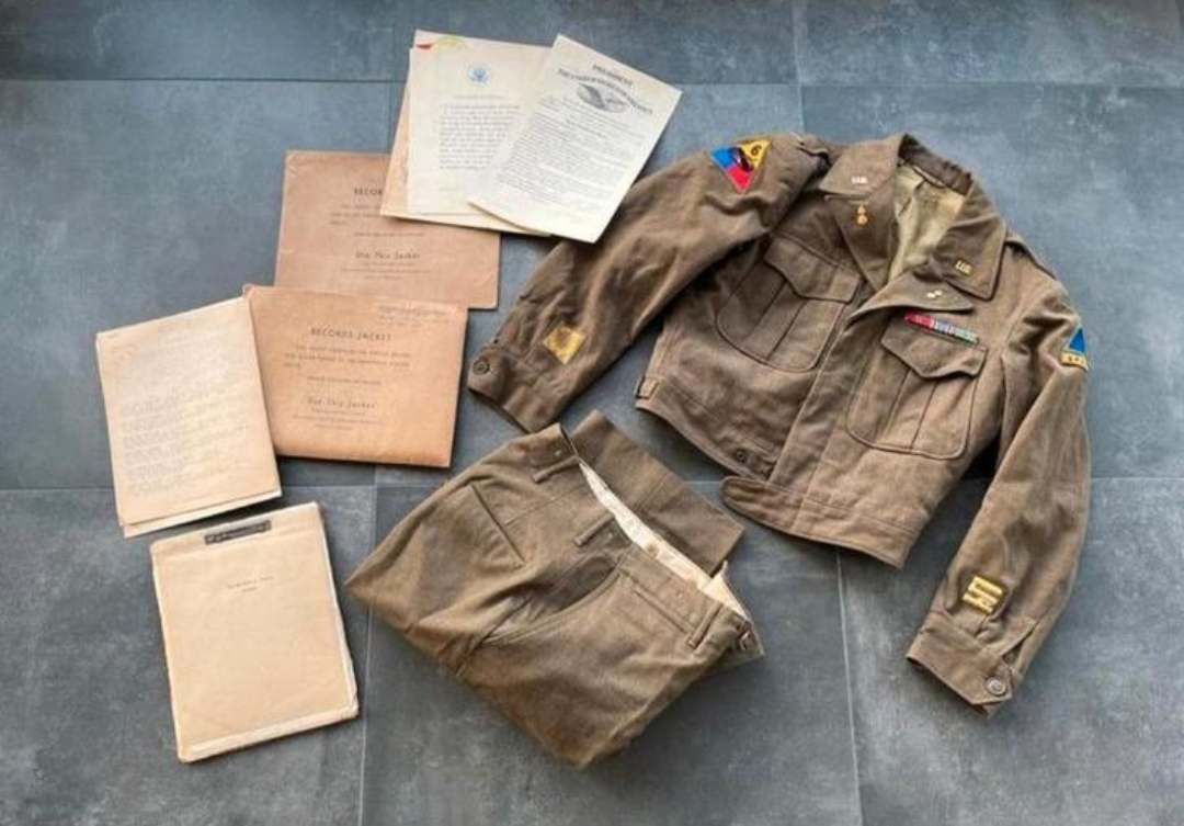 1st Lt. 'Super 6th' 128th Ordnance uniform and paperwork - GROUPINGS ...