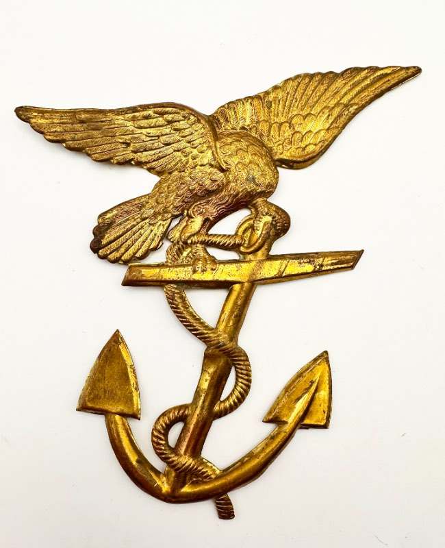 Rare 1852 Eagle and cocked anchor shako emblem - MARINE CORPS EGA ...