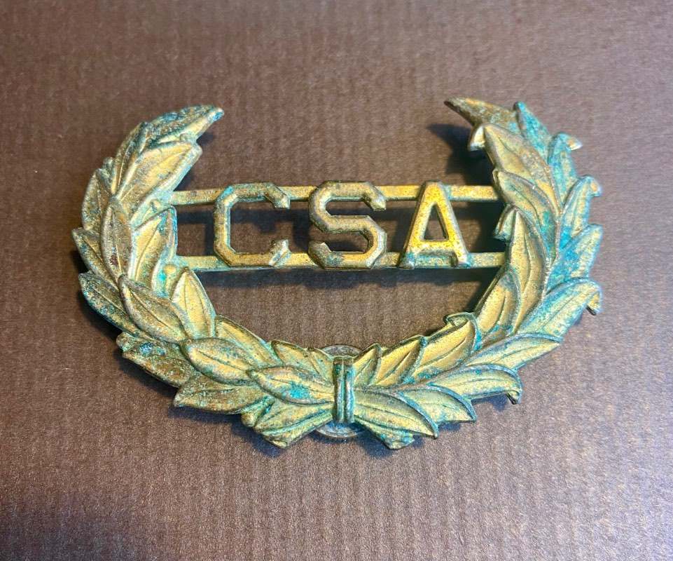 CSA hat badge , original? - (1861-1865) AMERICAN CIVIL WAR - The War ...