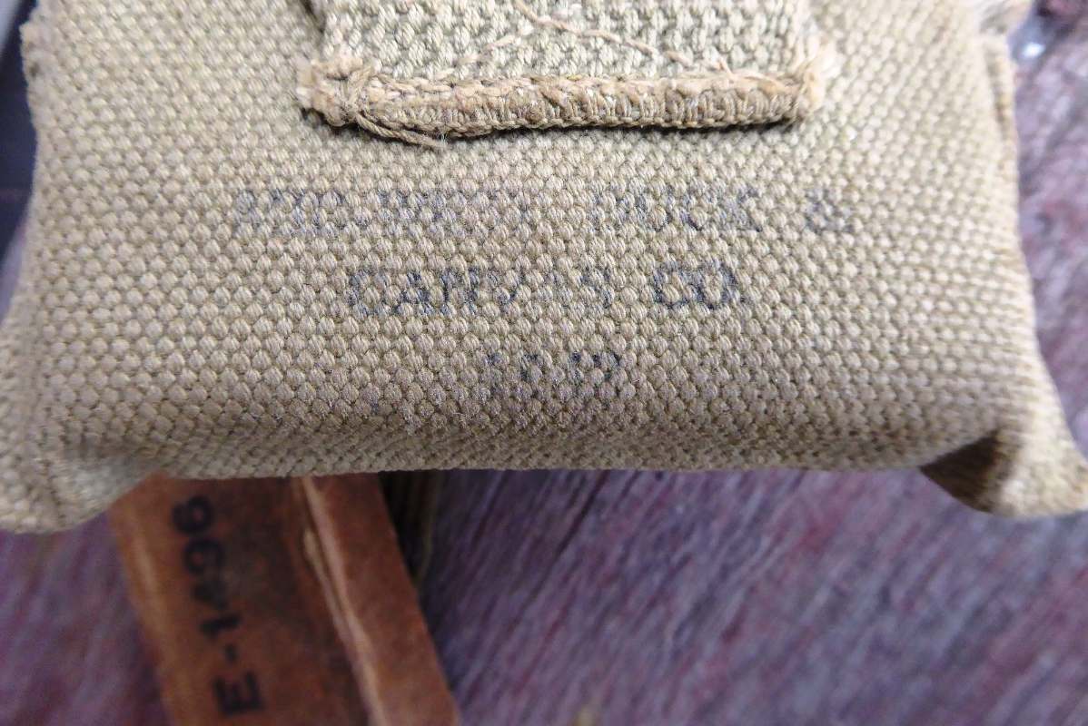 WW2 First aid pouch - odd belt attachment - FIELD & PERSONAL GEAR ...