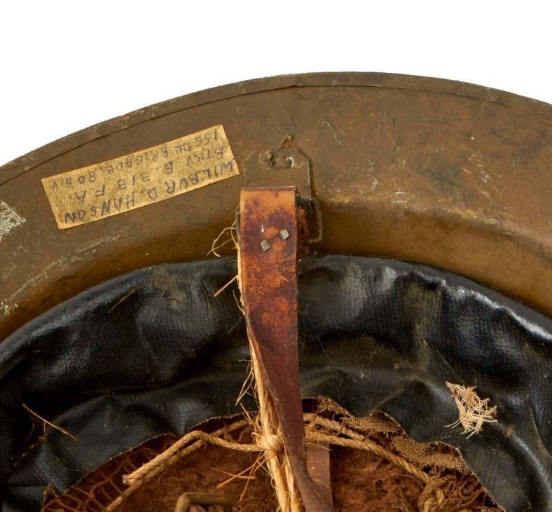 M1917 Doughboy Helmet - “Blue Ridge Division” – Complete. British ...