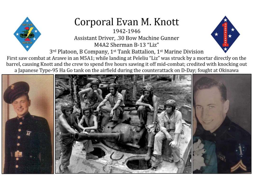 Group from the bow gunner of “Liz” the snub-nosed M4A2 Sherman on ...