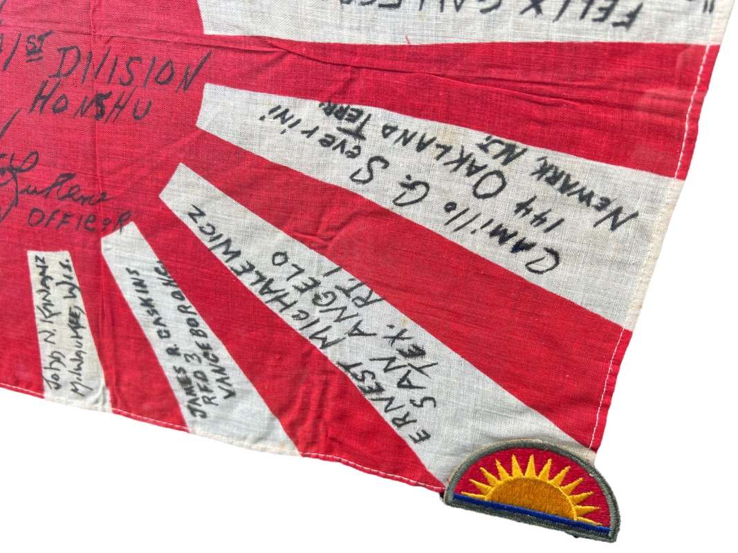 41st ID unit-signed Japanese flag Grouping - GROUPINGS PAGE - U.S ...