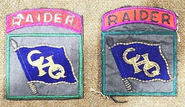 Was this the real Raider tab? - ARMY AND USAAF - U.S. Militaria Forum