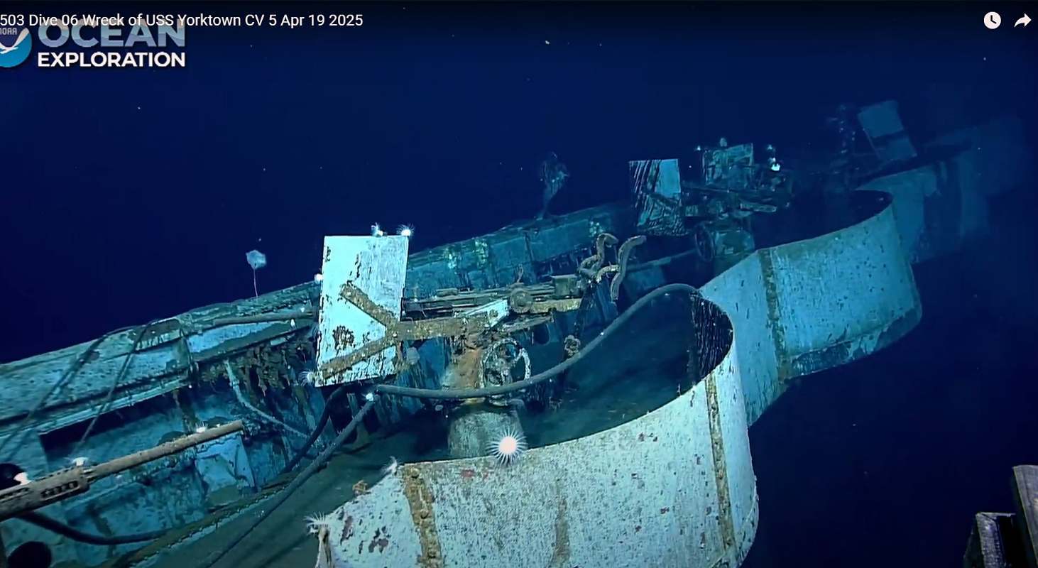 USS Yorktown Wreck Video - Must See - MILITARY SHIPS AND VESSELS - U.S ...