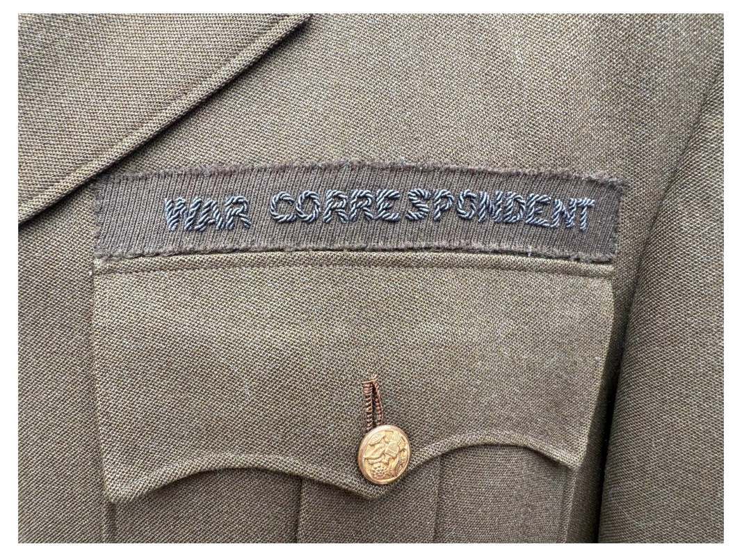 War Correspondent with the American Field Service at Torbuk - UNIFORMS ...