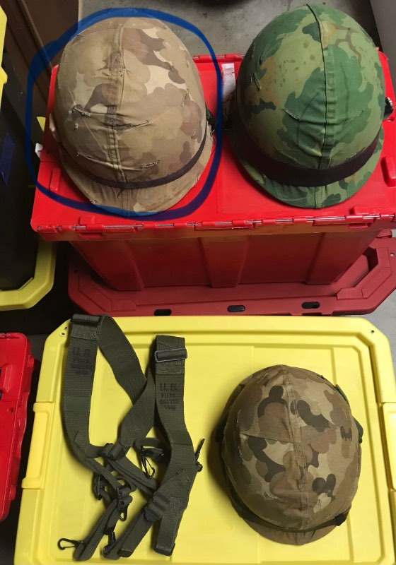 A small sample of my helmet collection - M-1; M-1C & M-2 HELMETS - U.S ...