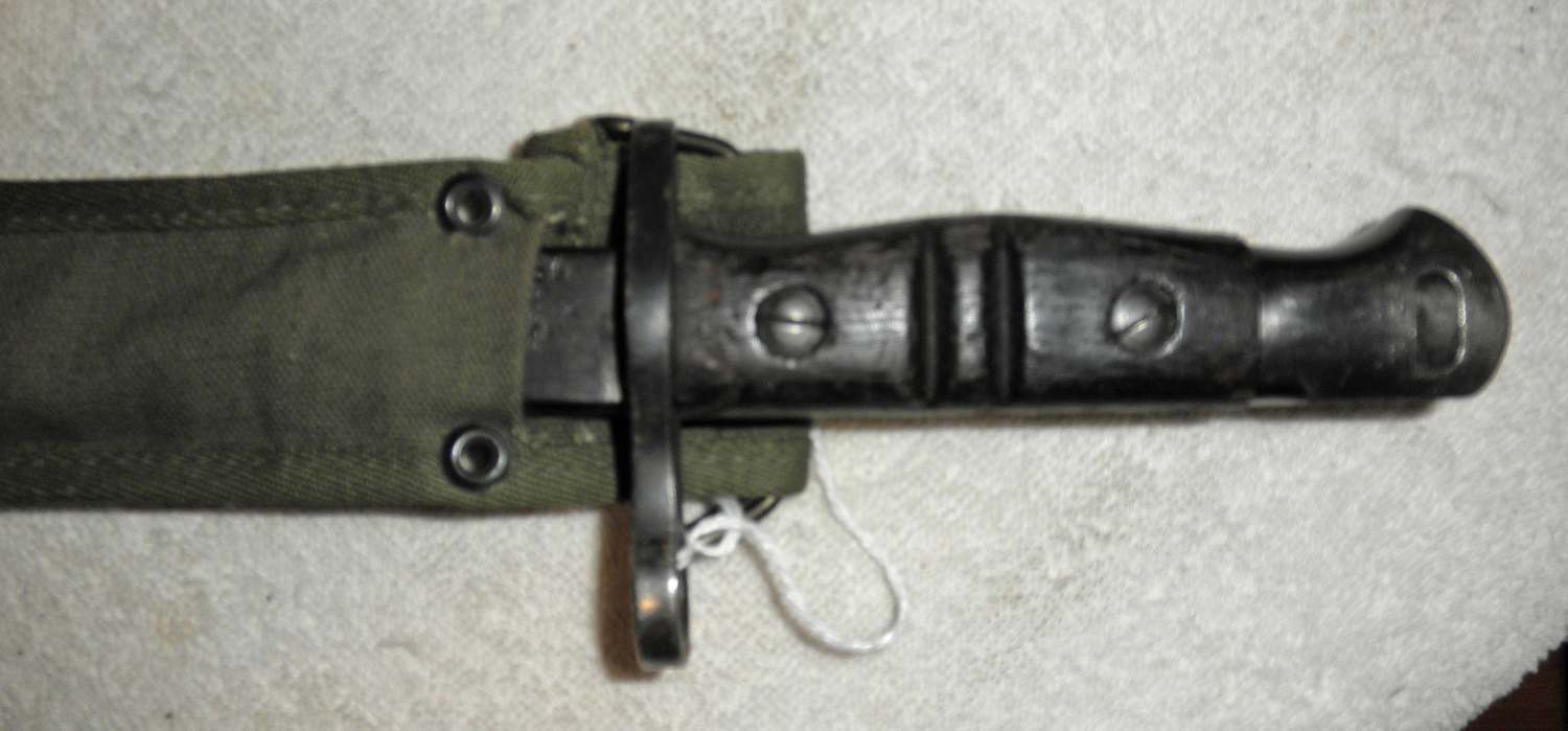 Canvas Scabbard for M1917 Bayonets - EDGED WEAPONS - U.S. Militaria Forum