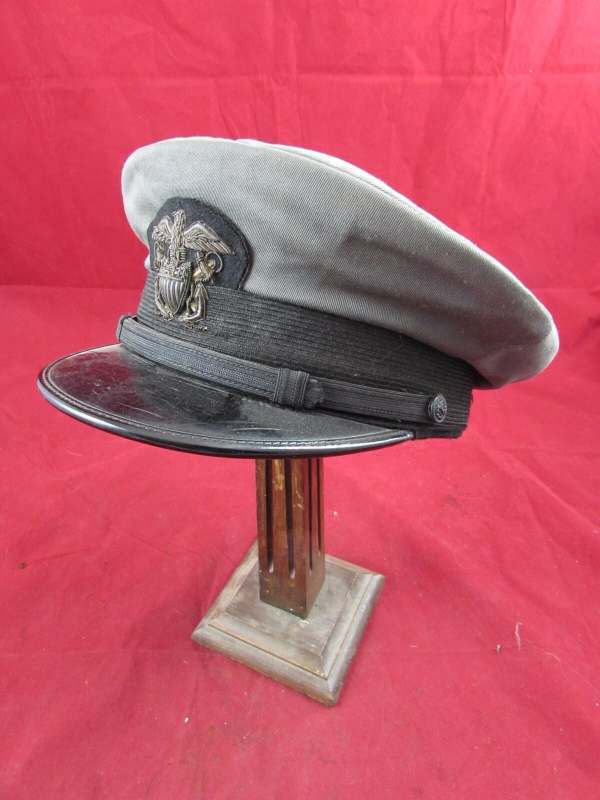 USN Grey and Merchant Marine caps, late into post war made? - NAVAL ...