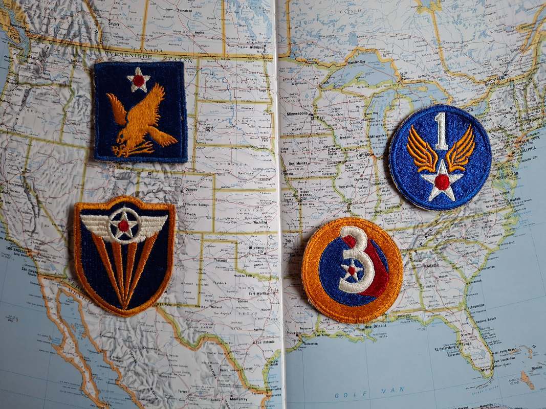 1-4 USAAF patches presentation - ARMY AND USAAF - U.S. Militaria Forum