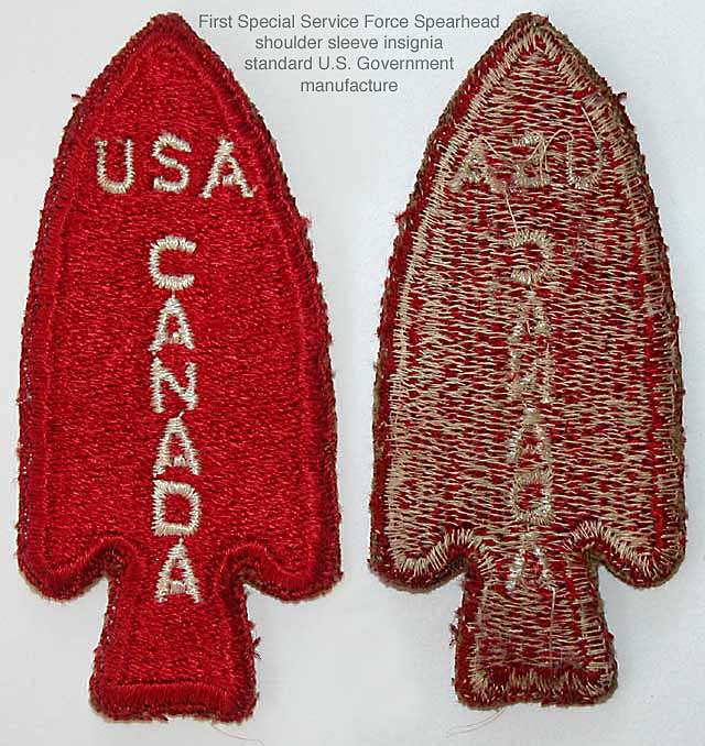 First Special Service Force patch - ARMY AND USAAF - U.S. Militaria Forum