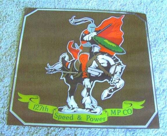 127th M.P. Company Hanau Germany patch and sign - ARMY AND USAAF - U.S ...