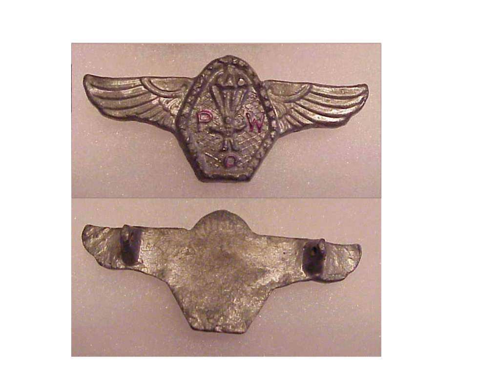 WWII POW LEAD WINGS - PRISONERS OF WAR / P.O.W.'S - U.S. Militaria Forum