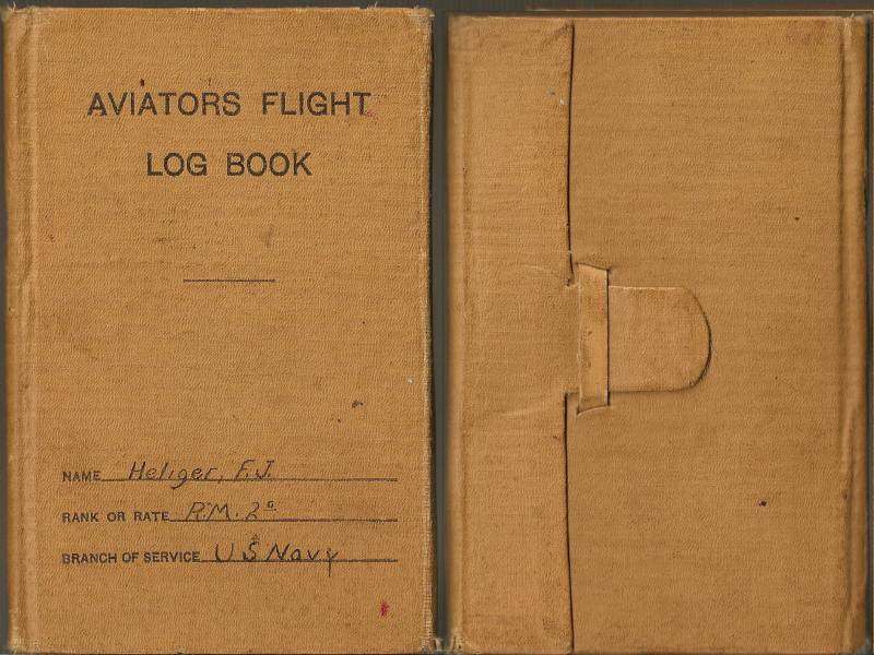 WWII NAVAL AVIATOR FLIGHT LOGBOOKS - EPHEMERA, PHOTOGRAPHS & MILITARY ...