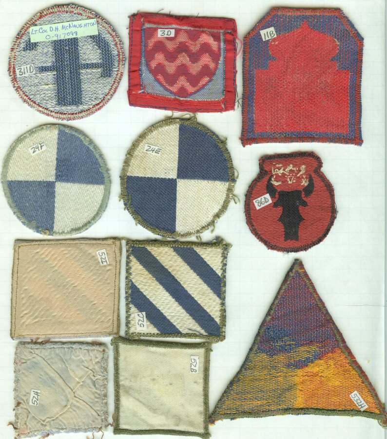 WWII Italian Woven Patches - ARMY AND USAAF - U.S. Militaria Forum