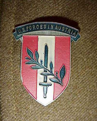 USFA Insignia - US Forces Austria - ARMY AND USAAF - U.S. Militaria Forum