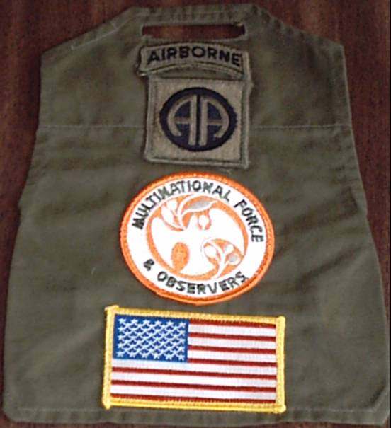 Multinational Force and Observers uniform - CAMOUFLAGE UNIFORMS - U.S ...