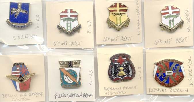 Berlin Brigade or Berlin Related Insignia - ARMY AND USAAF - U.S ...