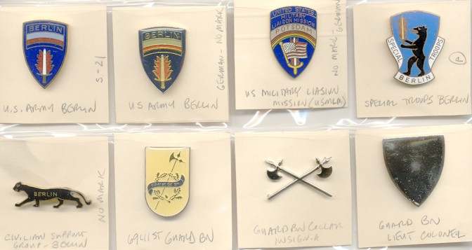 Berlin Brigade or Berlin Related Insignia - ARMY AND USAAF - U.S ...