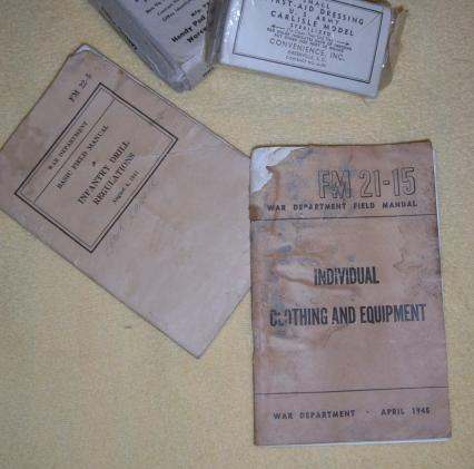 M1944 & M1945 Pack System - PINNED THREADS - FIELD & PERSONAL GEAR - U ...