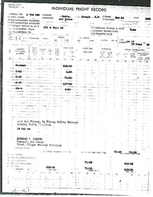 REQUESTING FLIGHT RECORDS FROM ST LOUIS - MILITARY AIRCRAFT & AVIATION ...