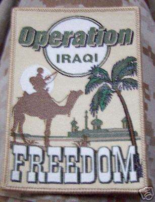 Iraqi Freedom Patches - ARMY AND USAAF - U.S. Militaria Forum