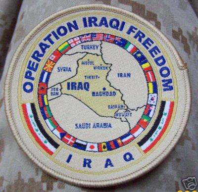 Iraqi Freedom Patches - ARMY AND USAAF - U.S. Militaria Forum