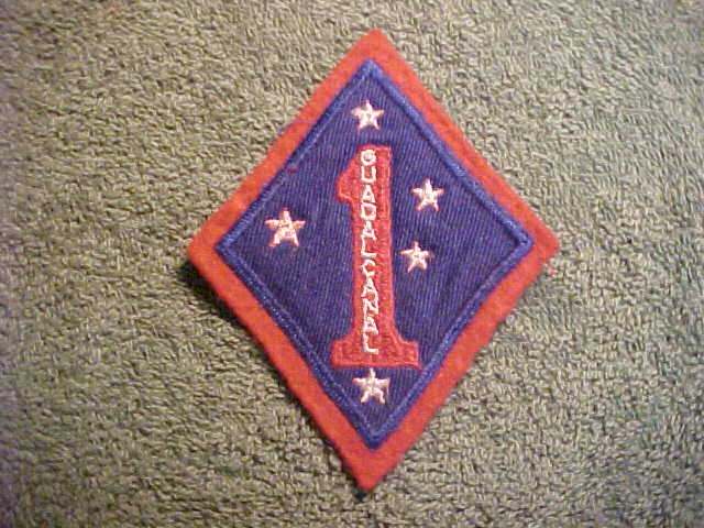 Lets see your 1st Marine Division Patches - MARINES - U.S. Militaria Forum