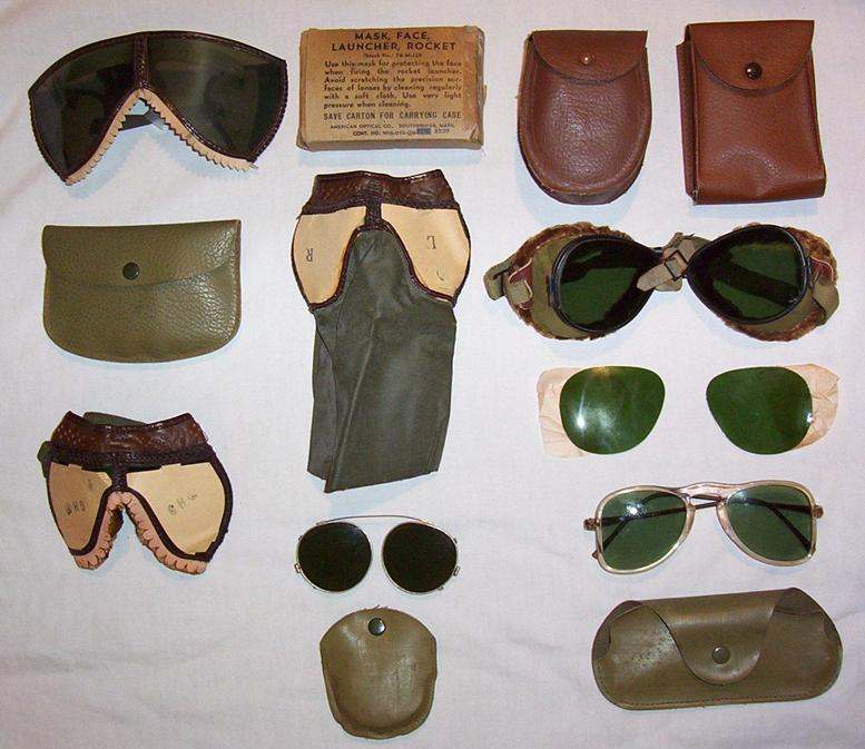 Goggles / Protective Eyewear of WWII - FIELD & PERSONAL GEAR SECTION ...