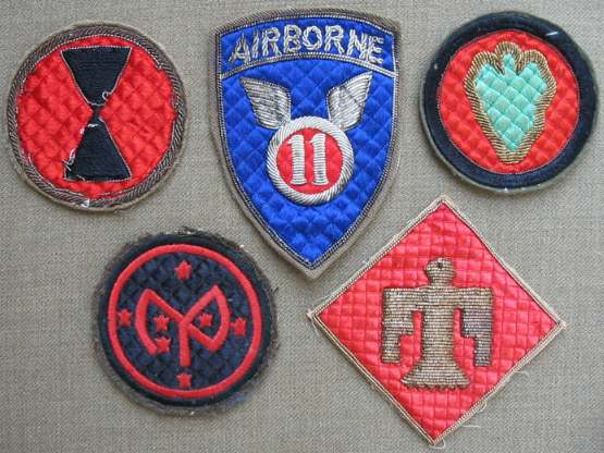 Quilted patches - ARMY AND USAAF - U.S. Militaria Forum