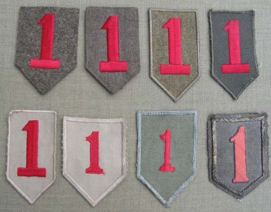 More 1st ID Patch Variants - ARMY AND USAAF - U.S. Militaria Forum